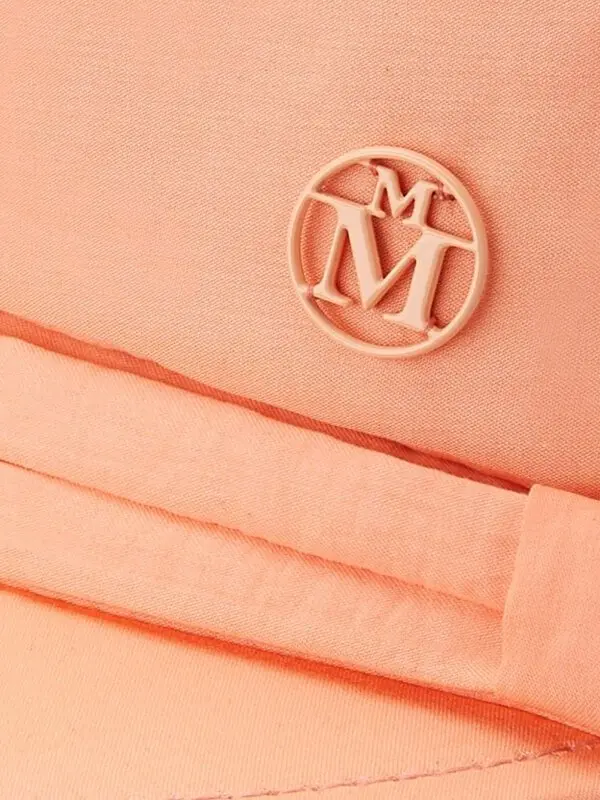 MAISON MICHEL Abby Sailor Cap - Orange