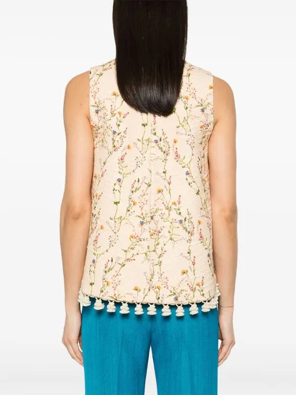 La DoubleJ La Scala Floral Print Sleeveless Top