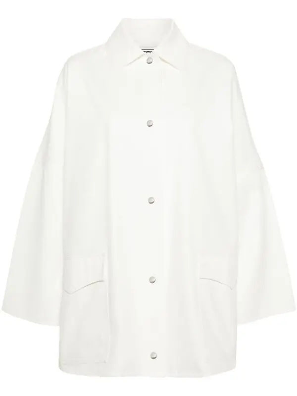 TOTEME Organic Cotton Shirt Jacket - White