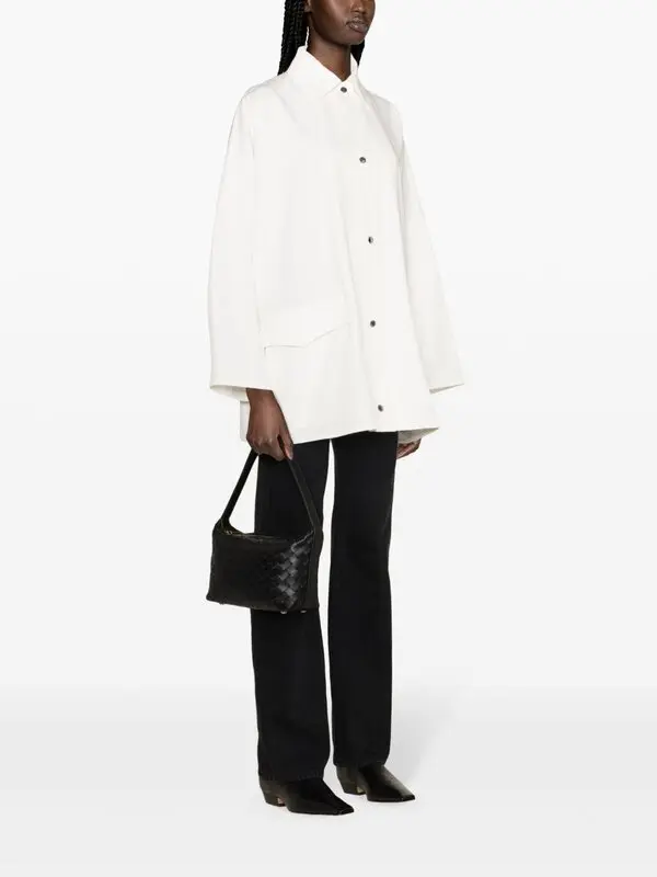 TOTEME Organic Cotton Shirt Jacket - White