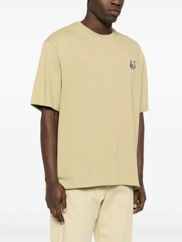 Maison Kitsuné Bold Fox Head-patch T-shirt - Neutrals