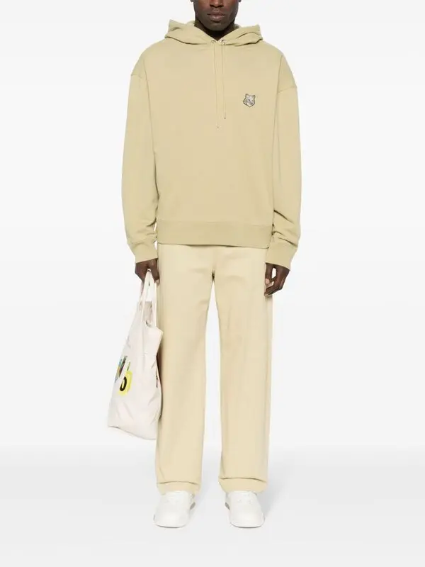 Maison Kitsuné Bold Fox Head-patch Hoodie - Neutrals