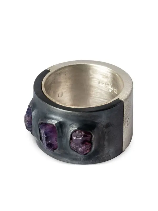 PARTS OF FOUR Sistema Sapphire Sterling Ring - Silver