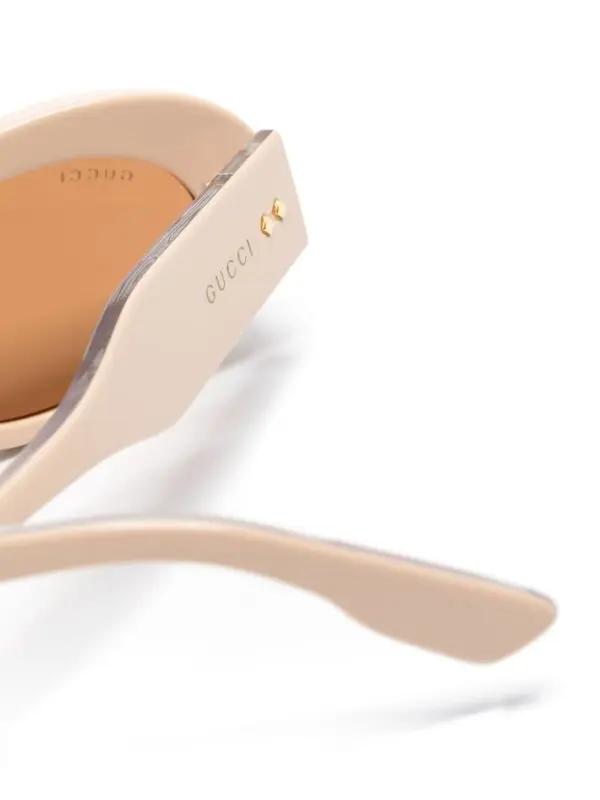 Gucci Oval-frame Sunglasses