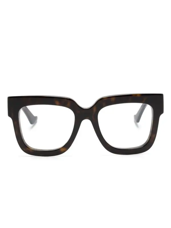 Gucci Gg1549o Square-frame Glasses - Brown