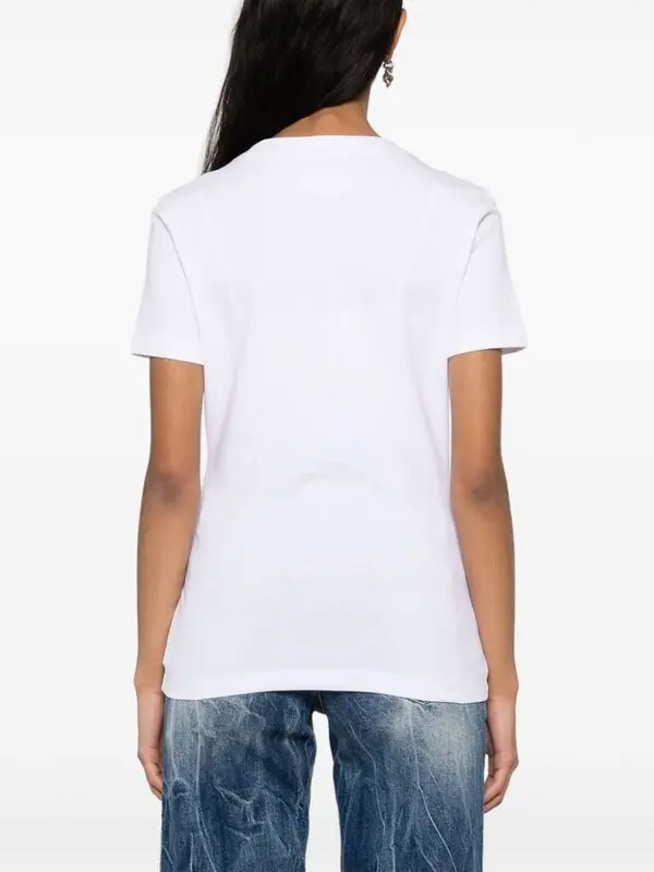 Versace Upside Down-logo Cotton T-shirt