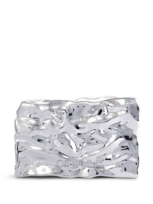 Off-White Sculpture Crushed Clutch