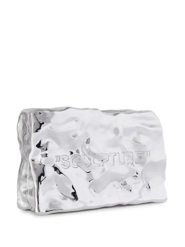 Off-White Sculpture Crushed Clutch