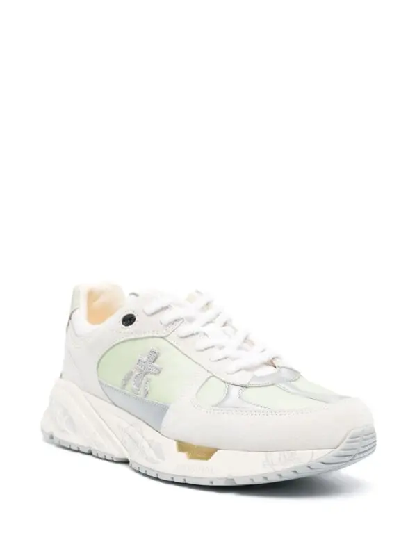 Premiata Mase Panelled Sneakers - Neutrals