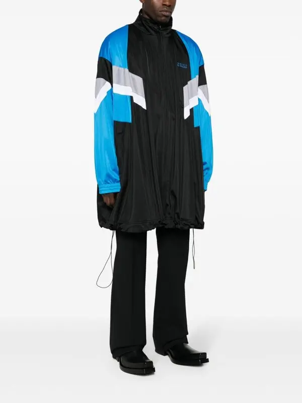 Martine Rose Logo-embroidered Colorblock Coat