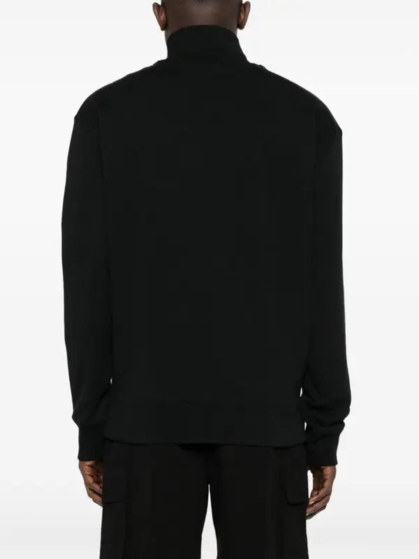 Maison Kitsuné Fox Head Cotton Sweatshirt - Black