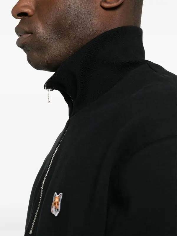 Maison Kitsuné Fox Head Cotton Sweatshirt - Black