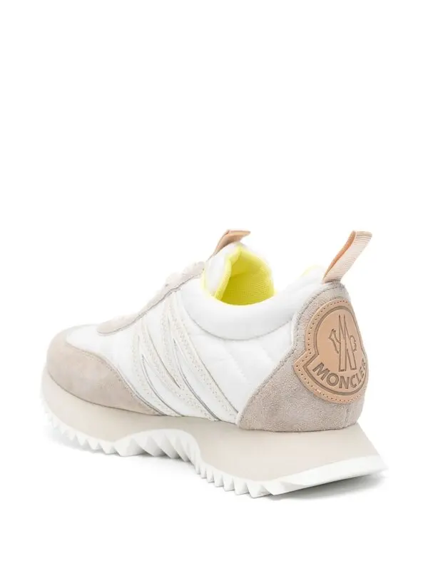 Moncler Pacey Logo-patch Sneakers - White
