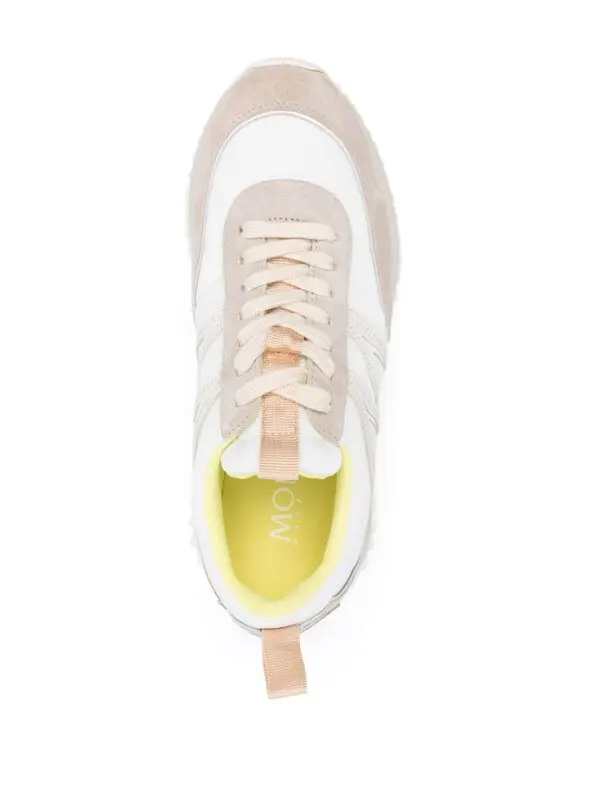 Moncler Pacey Logo-patch Sneakers - White