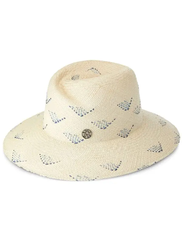 MAISON MICHEL Virginie Straw Fedora - Neutrals