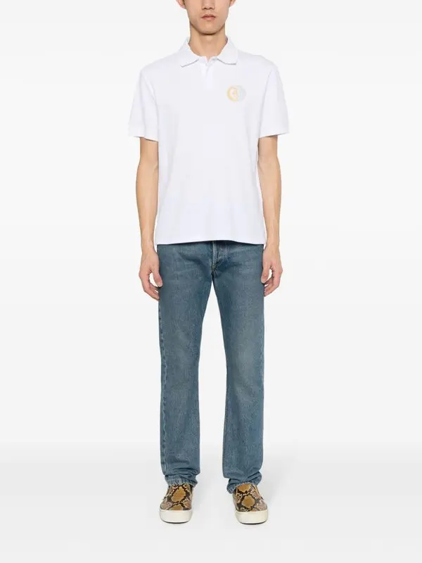 Just Cavalli Logo-print Polo Shirt - White