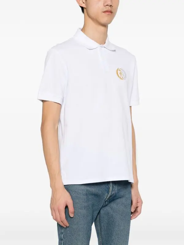 Just Cavalli Logo-print Polo Shirt - White