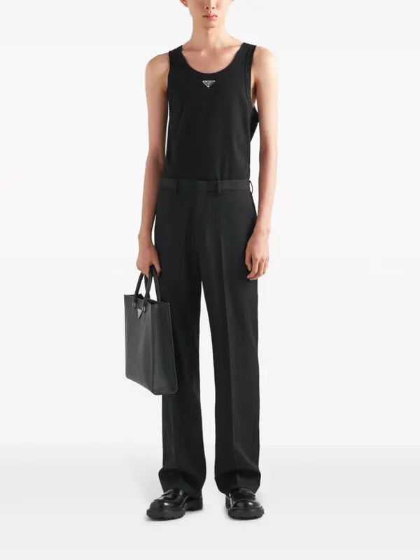 Prada Cotton Tank Top - Black