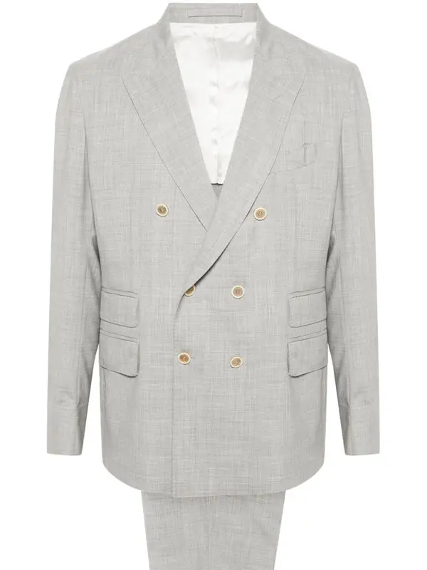 Eleventy Double-breasted Two-piece Suit