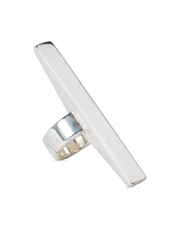 PARTS OF FOUR Sistema Rotated Bridge Ring - Silver