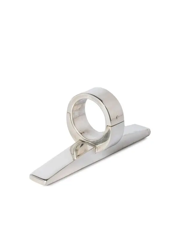 PARTS OF FOUR Sistema Rotated Bridge Ring - Silver