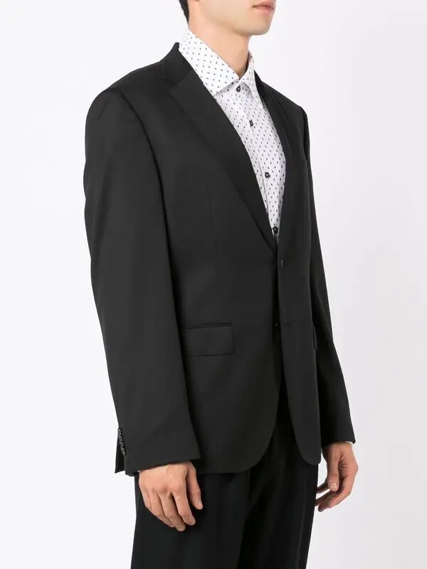 BOSS Single-breasted Fitted Blazer - Black