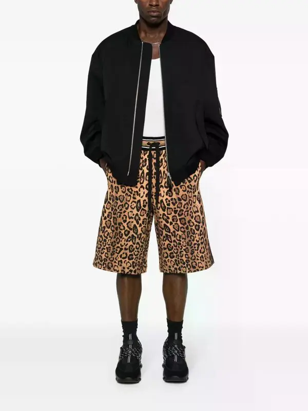Dolce & Gabbana Cheetah-print Track Shorts