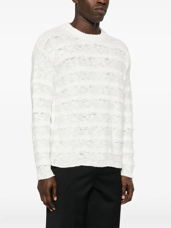 SUNFLOWER Repair Crew-neck Jumper