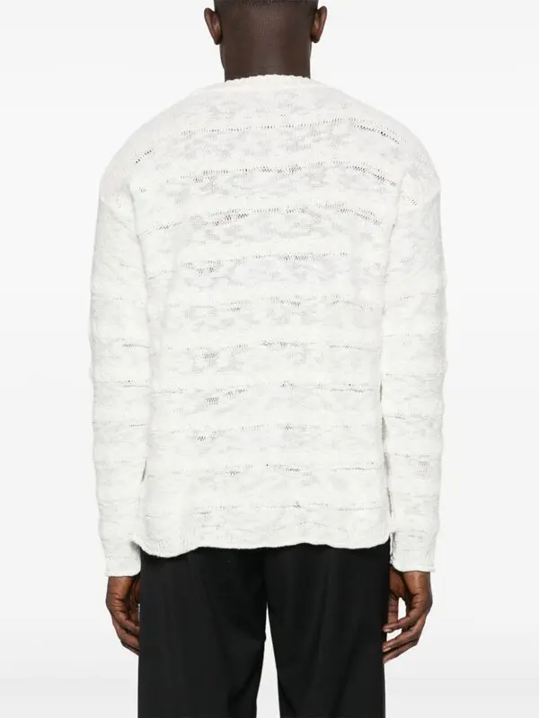 SUNFLOWER Repair Crew-neck Jumper