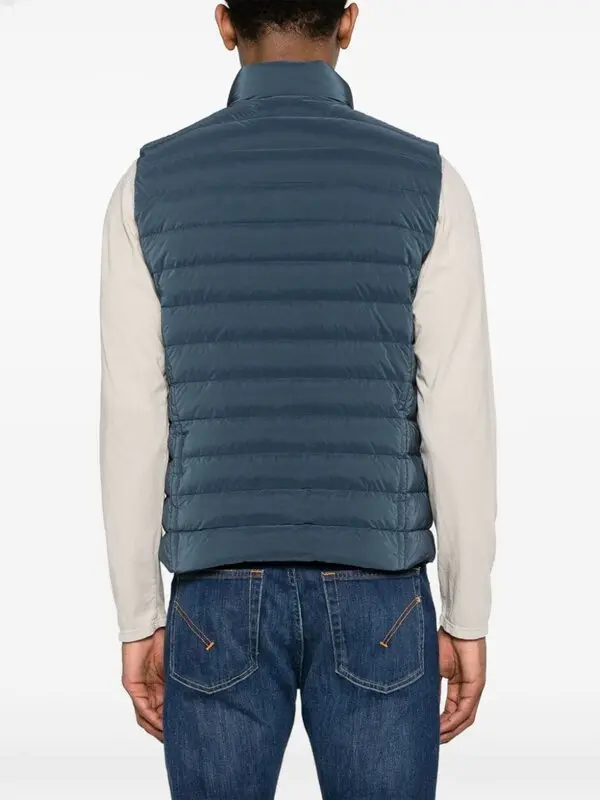 MOORER Stand-up Collar Padded Gilet