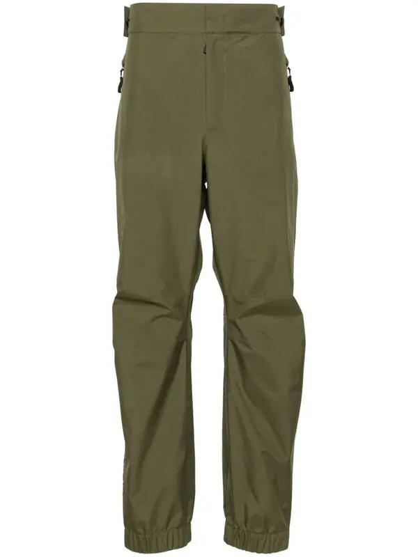 Moncler Waterproof Tapered Trousers - Green
