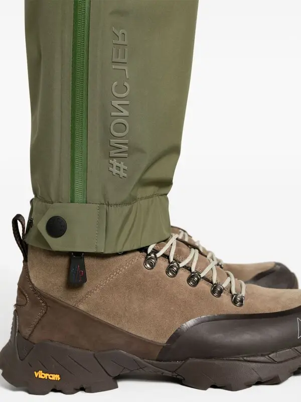 Moncler Waterproof Tapered Trousers - Green
