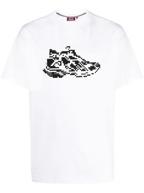 MOSTLY HEARD RARELY SEEN Runner Cotton T-shirt - White