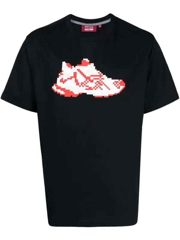 MOSTLY HEARD RARELY SEEN Red Runner Cotton T-shirt