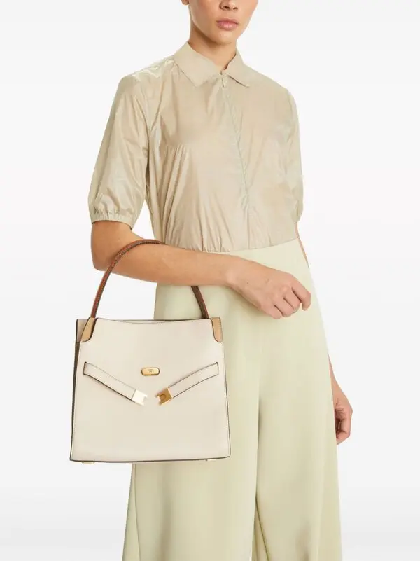 Tory Burch Lee Radziwill Small Tote - Neutrals