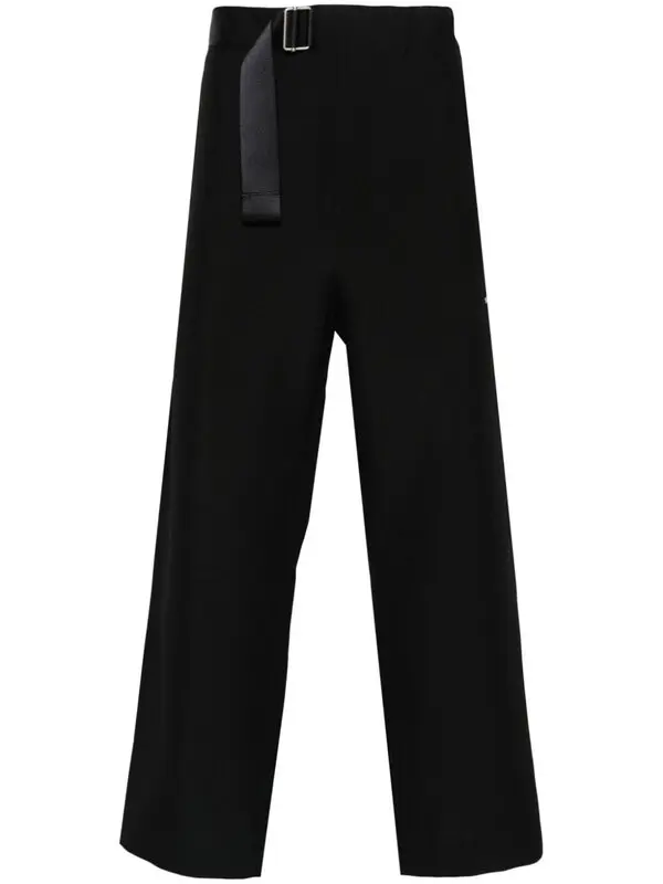 OAMC Belted Cotton Straight-leg Trousers