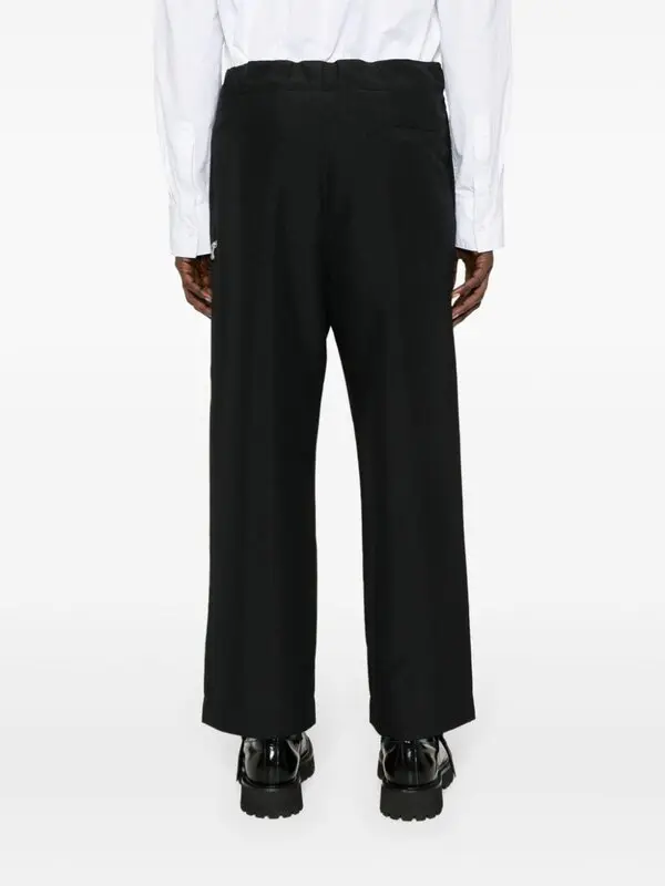 OAMC Belted Cotton Straight-leg Trousers