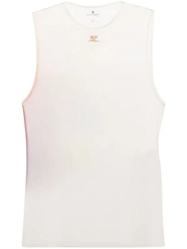 COURREGES Aura Tulle Top