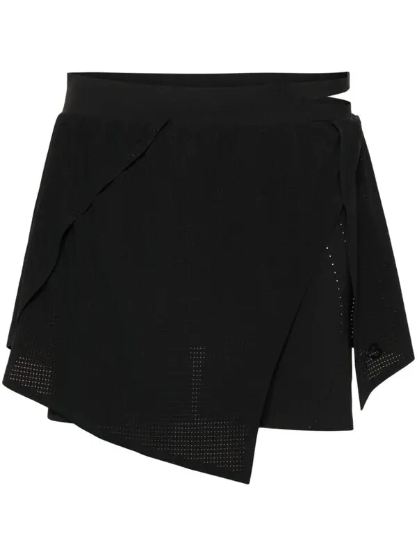 Y3 Logo-printed Mesh Skort