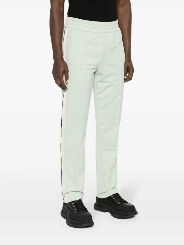 Palm Angels Monogram-embroidered Track Pants - Green