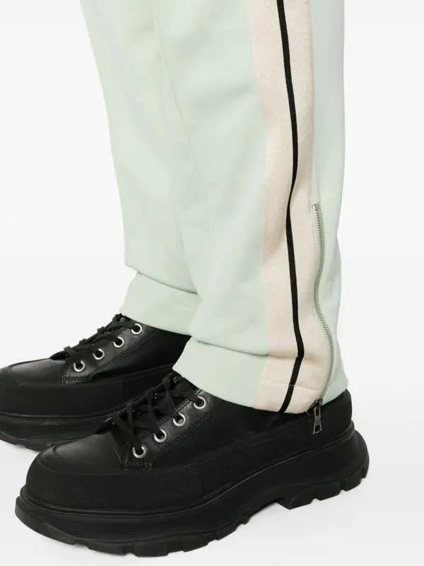 Palm Angels Monogram-embroidered Track Pants - Green
