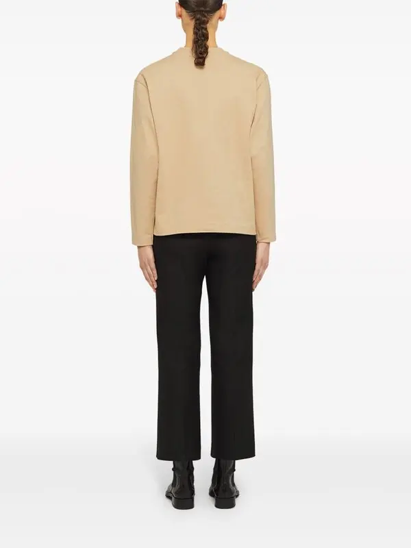 JIL SANDER Logo T-shirt - Brown