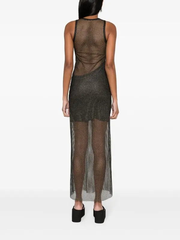 Palm Angels Mesh Maxi Dress