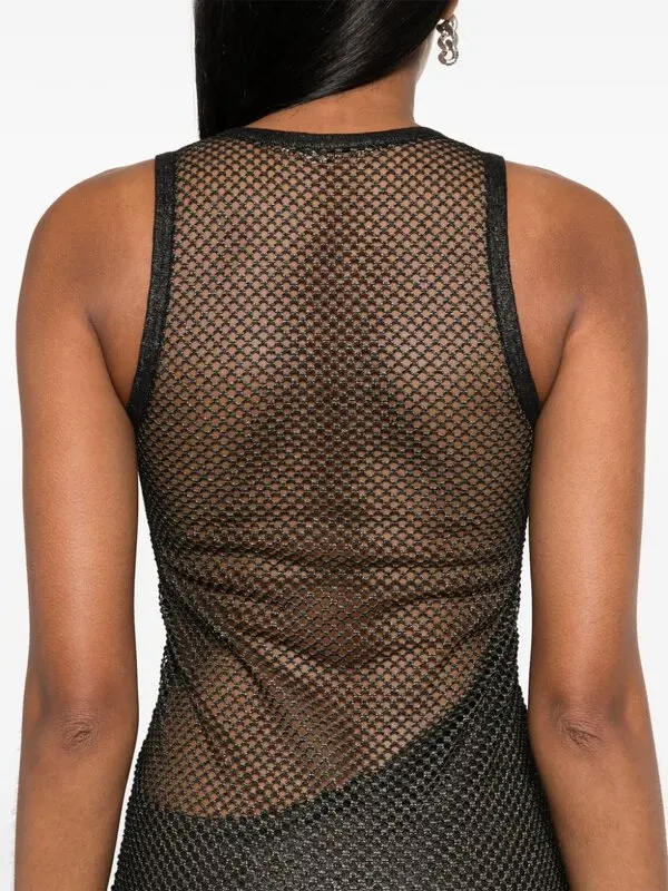 Palm Angels Mesh Maxi Dress