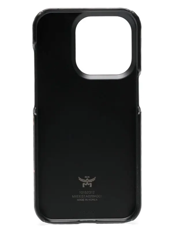 Mcm Aren Visetos-print Iphone 15 Pro Phone Case