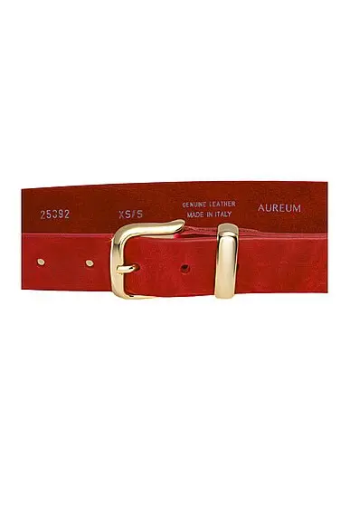 AUREUM Gold Tip Leather Belt