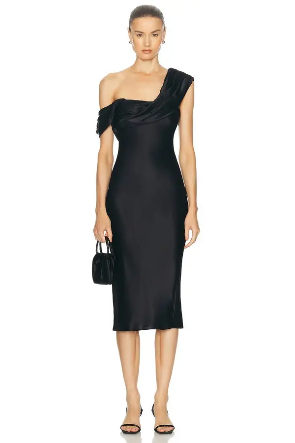 Lpa Vania Midi Dress - Black