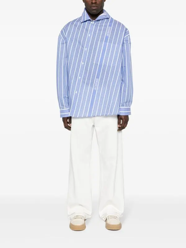 Jacquemus Logo-striped Shirt
