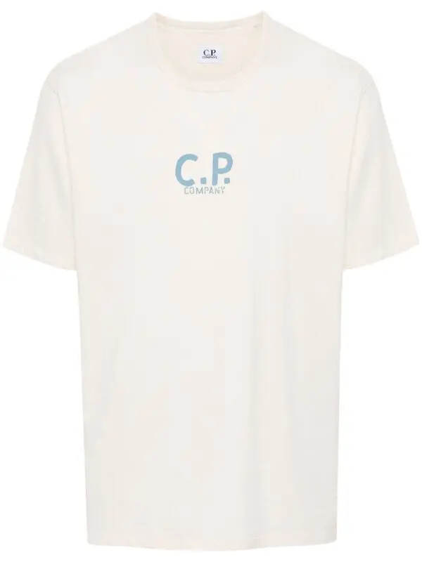 C.P. COMPANY Logo-print Cotton T-shirt