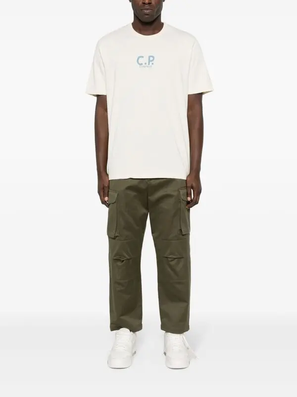 C.P. COMPANY Logo-print Cotton T-shirt